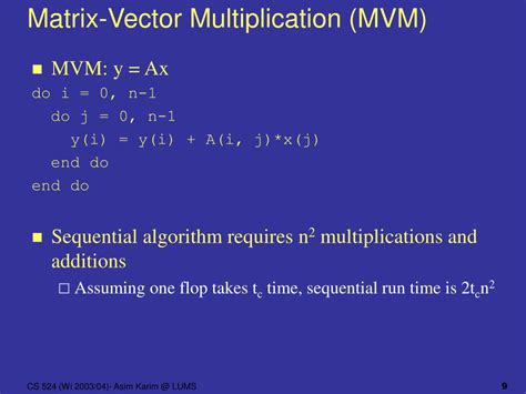 Ppt Dense Matrix Algorithms Powerpoint Presentation Free Download Id6372093