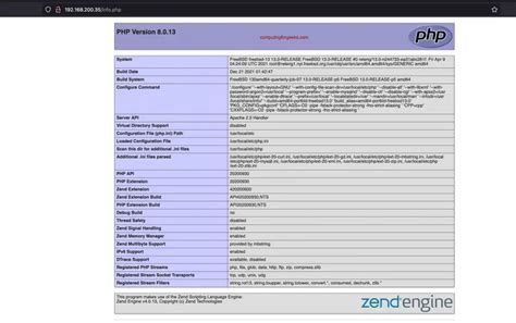 Install Php 80 On Freebsd 13 Freebsd 12 Computingforgeeks