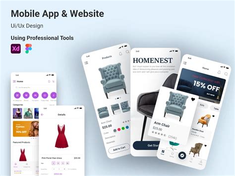 Website UI Design Or Mobile App UI Design In Figma XD Upwork
