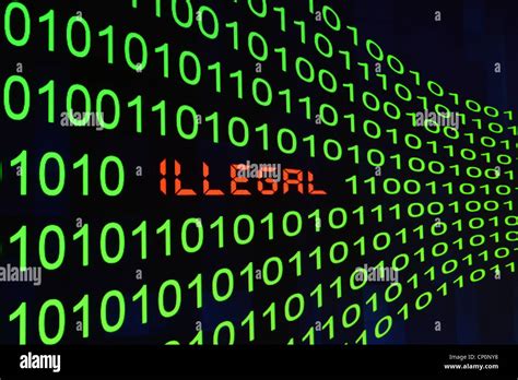 Binary Data Concept Stock Photo Alamy