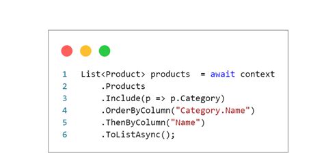 Ef Core Order By String Column Name Dev Community