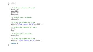 Stack Implementation Using Linked List Ppt PPTX