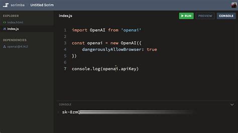 Trying To Use Openai In Javascriptmas Javascript Scrimba