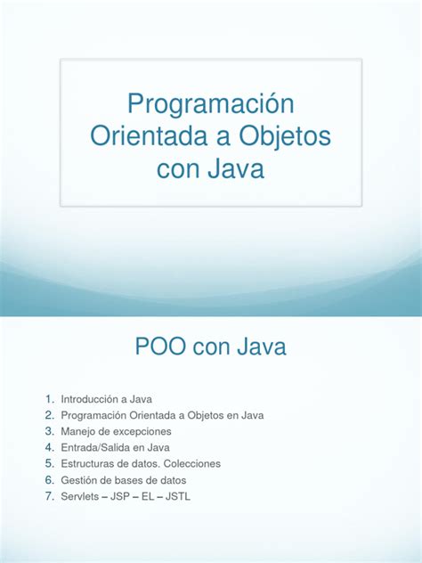 Curso Java Enero2016 Tema1 Pdf Java Lenguaje De Programación Objeto Informática