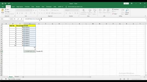 Conditional Function Of Excel If Countif And Sumif Youtube