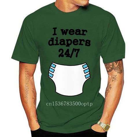 New I Wear Diapers 24 7 T Shirt Wear Diapers 24 7 Abdl Ab Dl Adult