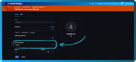 Change A PHP Version FASTPANEL Knowledge Base