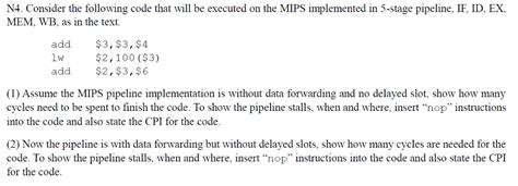 Solved Consider The Following Code That Will Be Executed On Chegg
