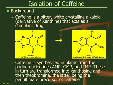 PPT Isolation Of Caffeine PowerPoint Presentation Free Download ID