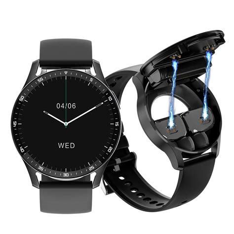 Alliget Smart Watch With Earbuds 2 In 1 Bluetooth Watch