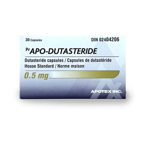 Dutasteride 0 5mg X30 Apotex Canada Steroid Depot