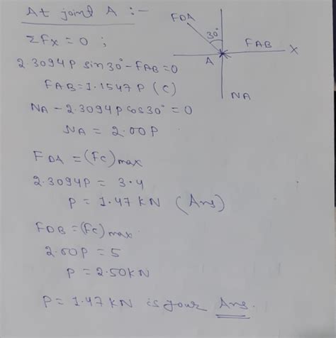 The Maximum Allowable Tensile Force In The Members Of The Truss Is Ft