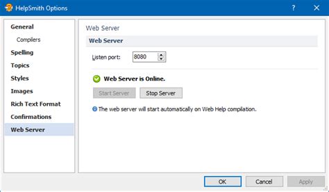 Opening A Compiled Web Help System