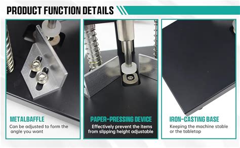 Cnctopbaos Manual Corner Rounder Cutter Machine Puncher
