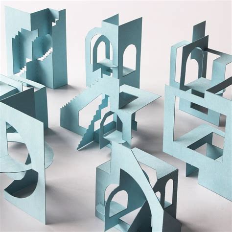 Products No Bu Ru Paper Architecture Origami Architecture Paper Art