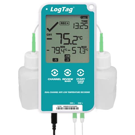 LogTag UTREL Dual Channel Kit Includes Data Logger ST M External Probes With