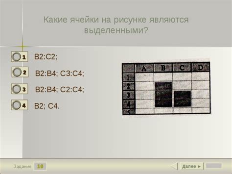 Электронный образовательный ресурс Тест на тему Электронные таблицы информатика тесты