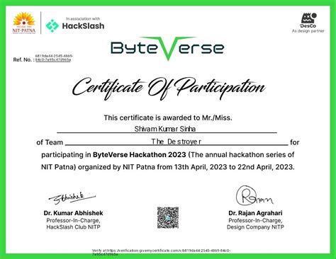 Shivam Kumar Sinha On Linkedin Hackslash Nitp Hackathon