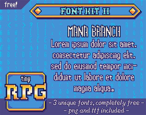Tiny RPG Font Kit II OpenGameArt Org Tiny RPG Font Kit II OpenGameArt Org
