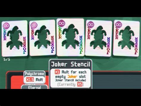 The 5 Polychrome Joker Stencil Dream By Ante 3 Youtube