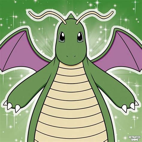 Dragonite Shiny Pokemon By Retratosanime On Deviantart