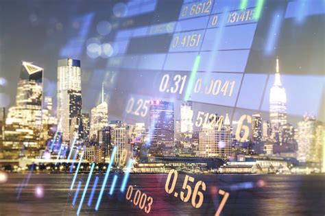 맨해튼 사무실 건물 배경 은행 및 회계 개념에 가상 추상 적 재무 다이어그램의 멀티 노출 0명에 대한 스톡 사진 및 기타 이미지 0명 가상현실 건물 외관 Istock