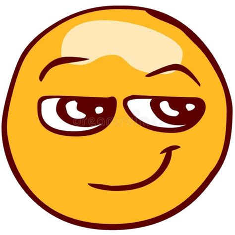 Smirk Face Emoji Stock Illustration Illustration Of Emoji 271859378