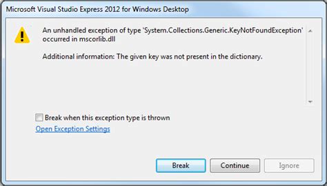 C Mysql Example Commandexecutereader Throws Exception Stack Overflow