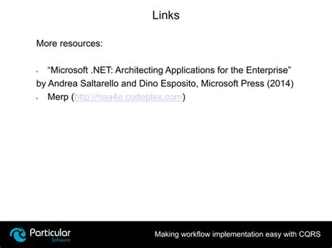 Making Workflow Implementation Easy With Cqrs Ppt