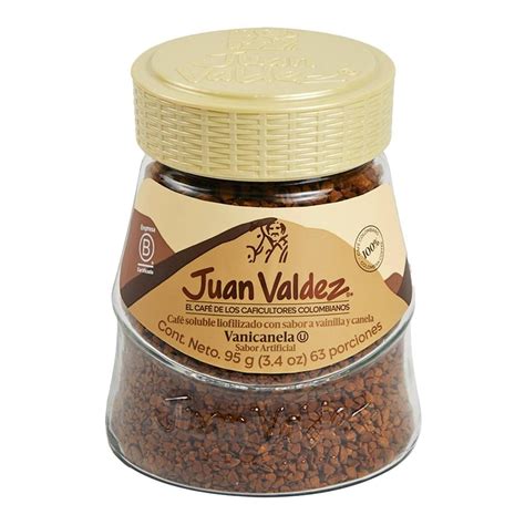 Café Soluble Juan Valdez Premium Colombiano Sabor Vanicanela 95 G Walmart