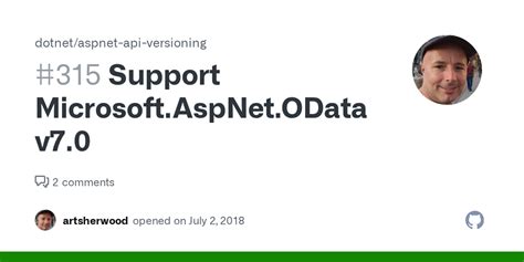 Support Microsoftaspnetodata V70 · Issue 315 · Dotnetaspnet Api