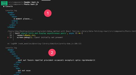 Using The React Testing Library Debug Method Logrocket Blog