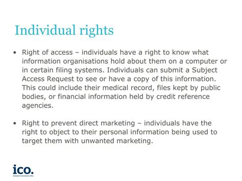 Ppt An Overview Of The Data Protection Act 1998 Powerpoint Presentation Id 324910