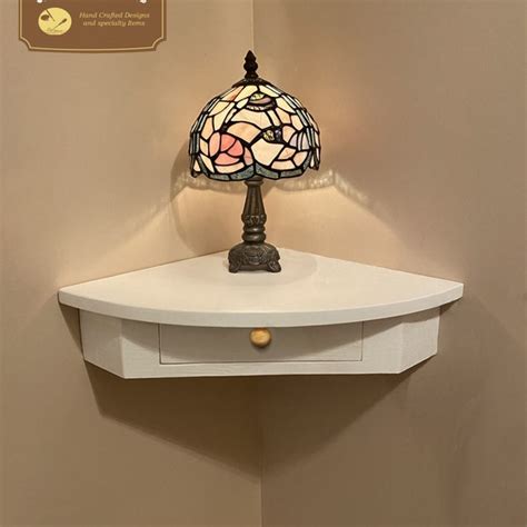 Floating Shelf With Drawer Etsy