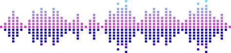 Colorful Digital Sound Waves Are Visualized As A Pixelated Gradient Creating A Vibrant