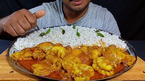 ASMR Eating Only Oily Mutton Fat Curry with Rice || Indian Oily Food Mukbang || Oily Foods ...