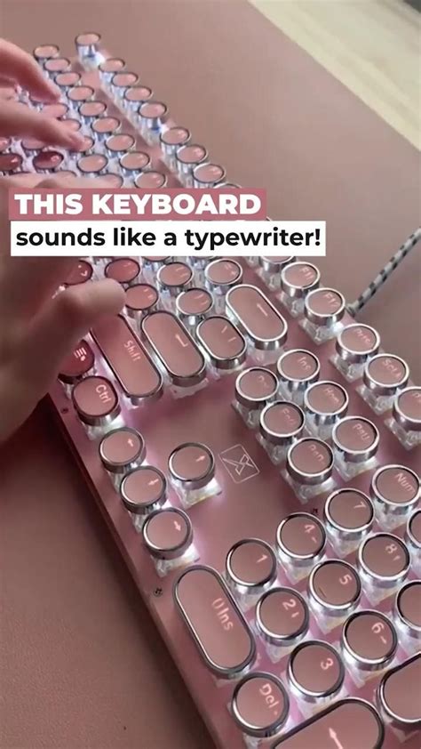 Felicon Wireless Bluetooth Keyboard Mini Portable 84 Key Typewriter Retro Round Keycaps