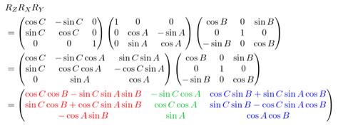 Trigonometry Autocad WCS To OCS Conversion Rotational Matrices Mathematics Stack Exchange