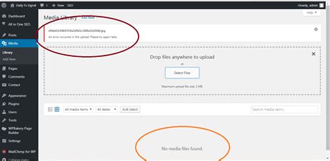 Media Library Not Showing Images On Wordpress 2018 Stack Overflow