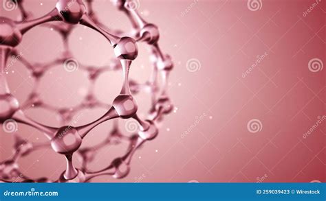 Animated Rotating Molecule Against Pink Background Stock Video Video Of Chemical Abstract