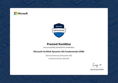 Pramod Kumbhar On Linkedin Microsoft Microsoftdynamics365 Achievement