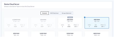 Resizing A Cloud Server Guides Brightbox