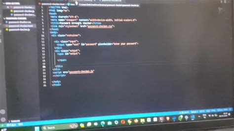 I Have Created A Project On Password Strength Checker By Using Html Css