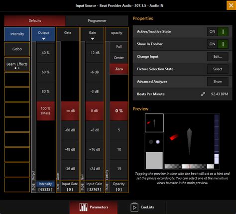beat provider input processor