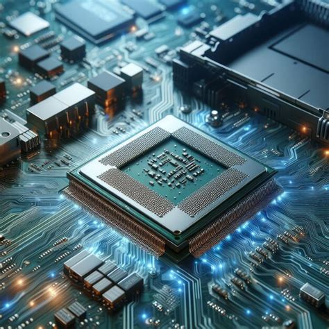 Premium Photo Computing Processor Cpu Microchip And Electronic Circuit Board Advanced