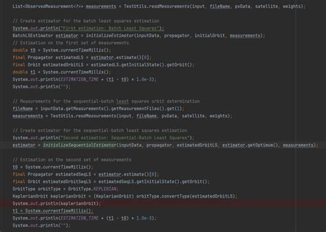 Orbit Determination Using PVT Input By SequentialBatchLeastSquares