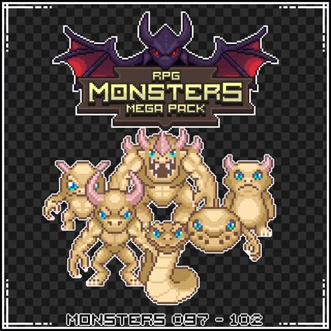 014 New Enemies Update Rpg Monsters Mega Pack By Elv Games