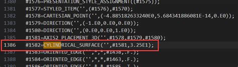 extracting surface type information from step file import forum open