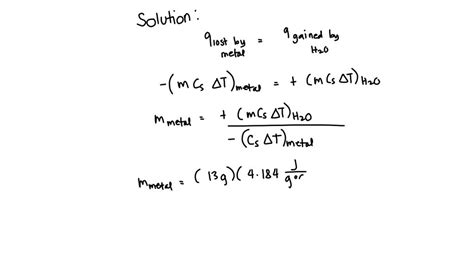 Use The Following Calorimetric Values To Answer The Question The
