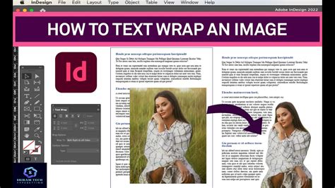TEXT WRAP AN IMAGE ADOBE INDESIGN YouTube